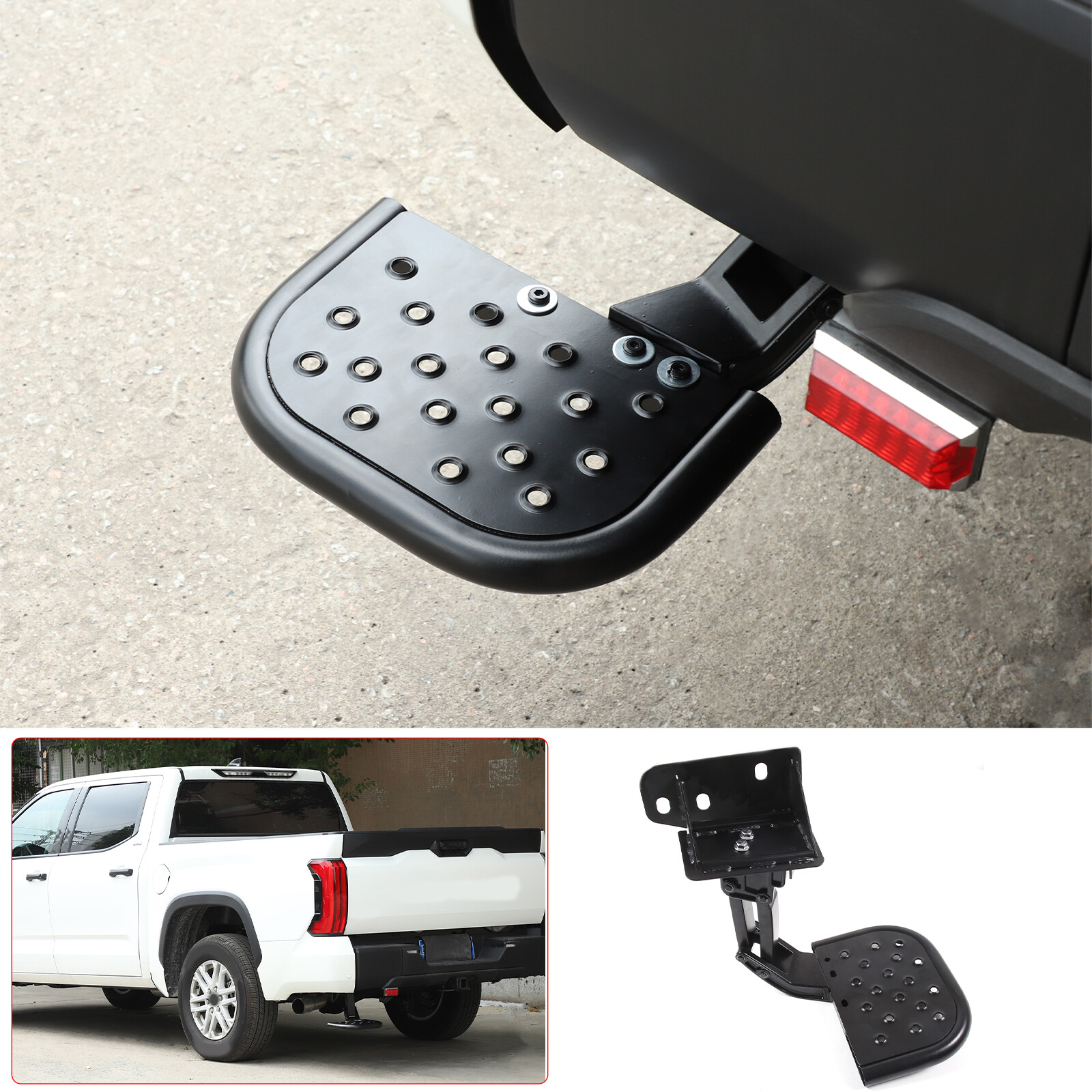 For Toyota Tundra 2022-2023 Steel Car Trunk Foot Step Pedal Tailgate ...