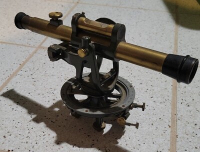Vintage Brass Model 304.1 Sears Craftsman Farm Level Transit Surveyor ...