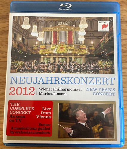 Neujahrskonzert 2012 New Year's Concert BLU RAY Wiener Philharmoniker ...