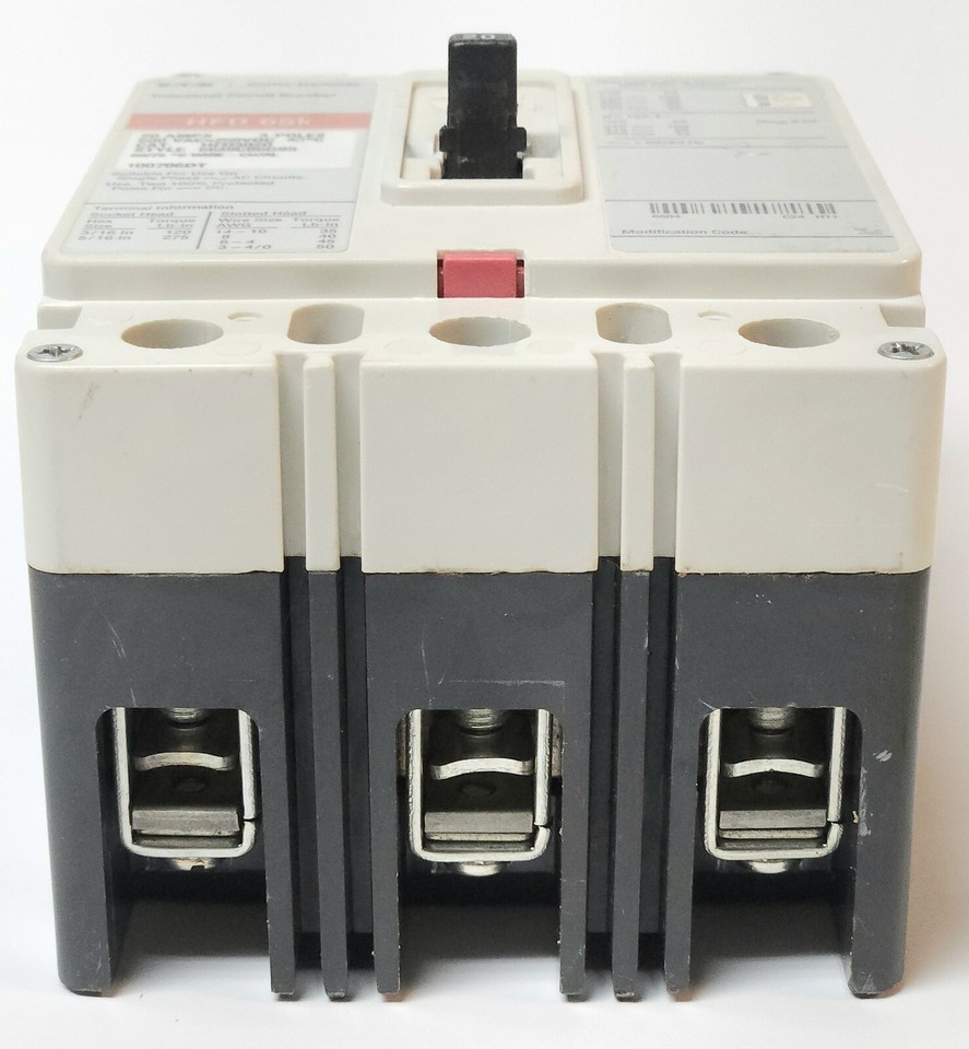 EATON CUTLER HAMMER HFD3020 3 Pole 20 AMP Type HFD Circuit Breaker | eBay