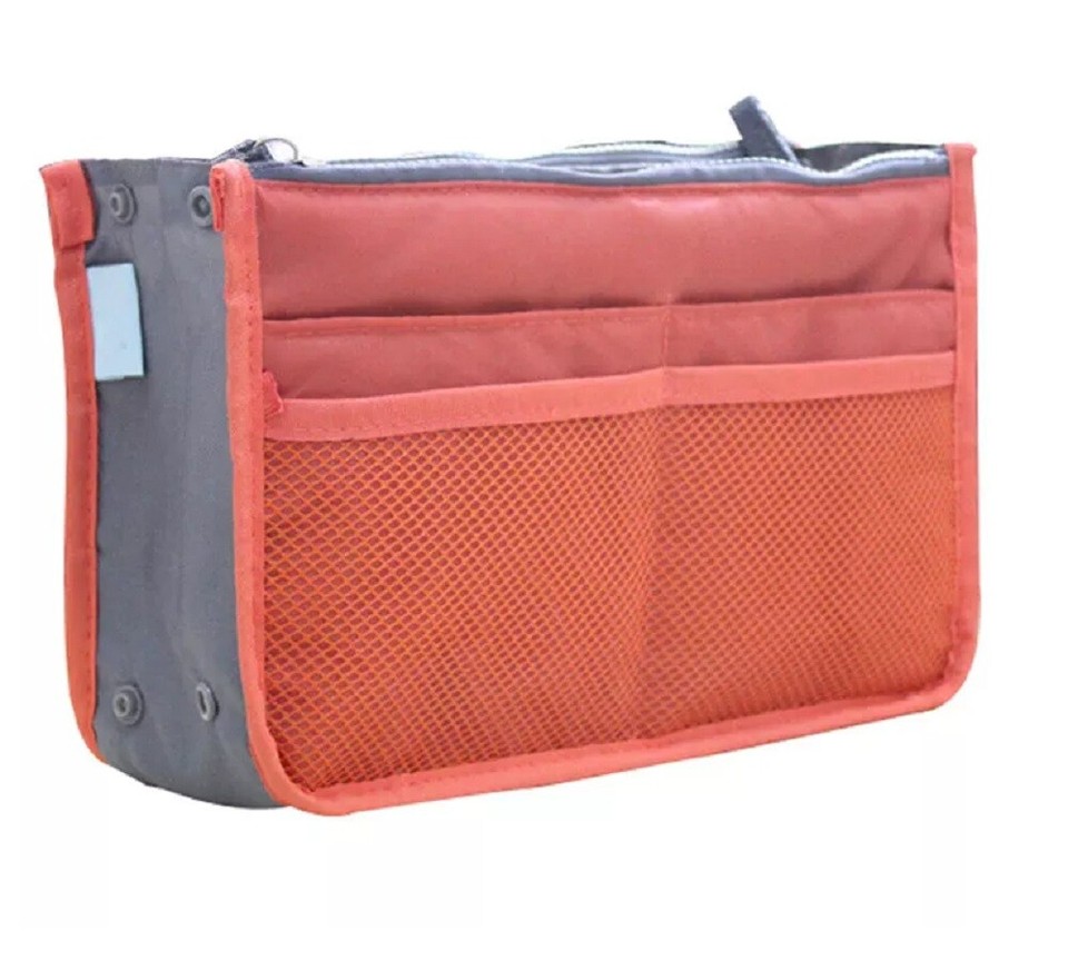 Women’s Travel Handbag Organizer Insert – Multi-Pocket Tote Purse Liner ...