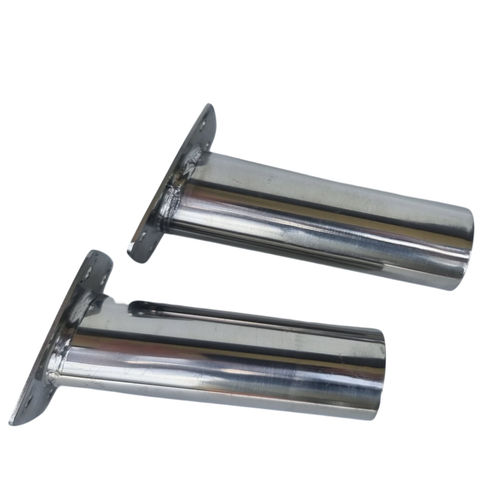 2X Short Rod Holder 150mm Stainless Steel - 15 Degree Flush Mount ...