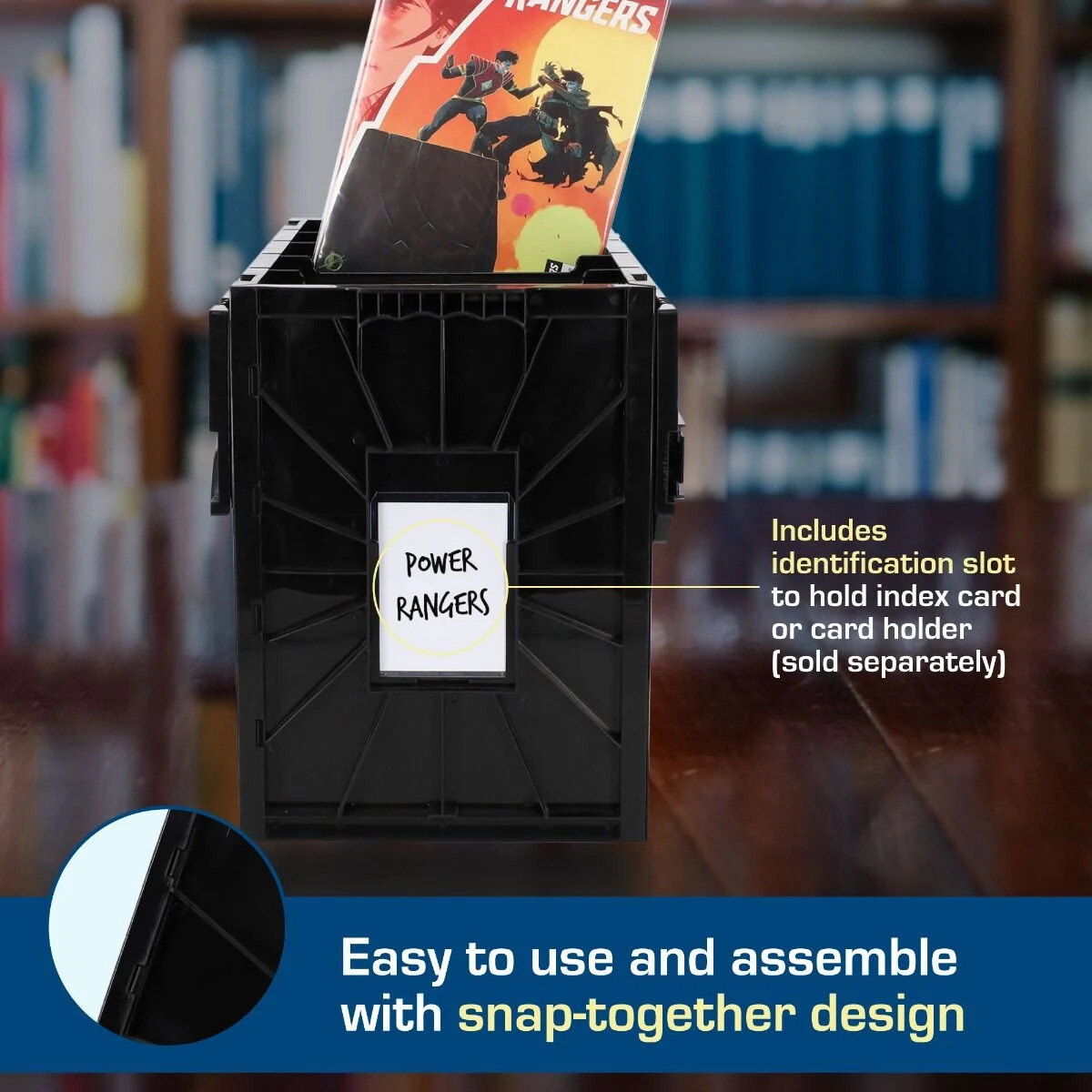 BCW Long Comic Book Bin Heavy Duty Acid Free Plastic Safe Storage w ...