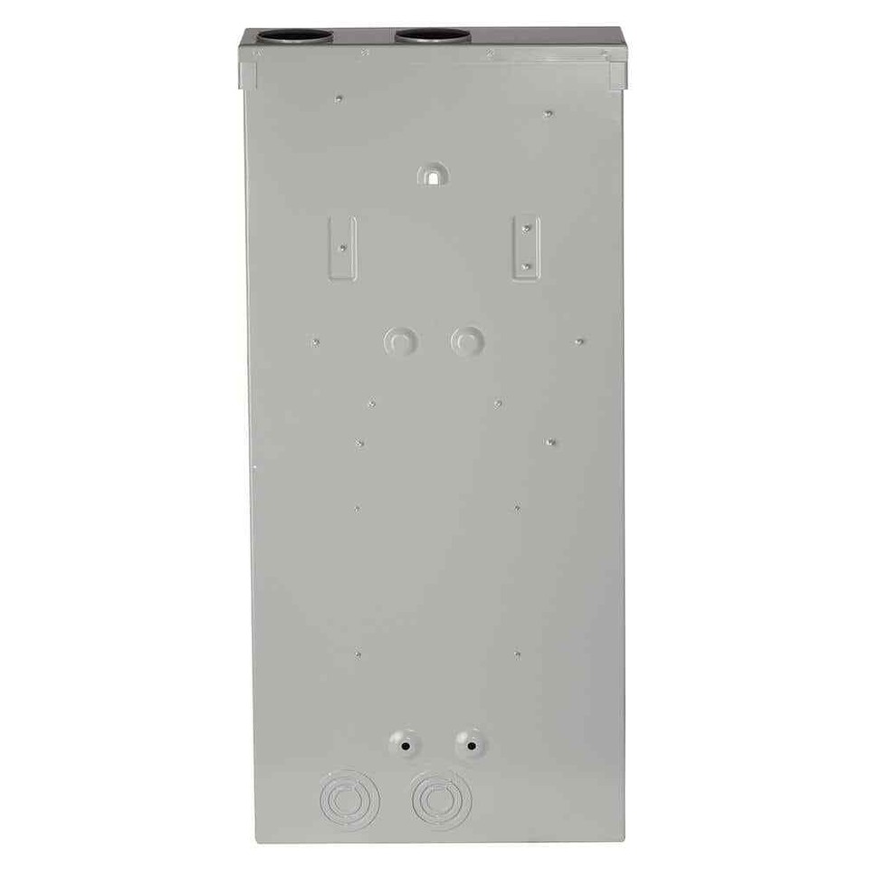 GE 200 Amp 8-Space 16-Circuit Outdoor Combination Main Breaker Meter ...