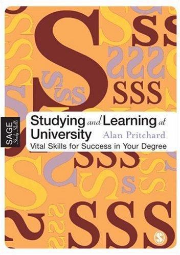 Sage Study Skills Ser.: Studying and Learning at University : Vital ...