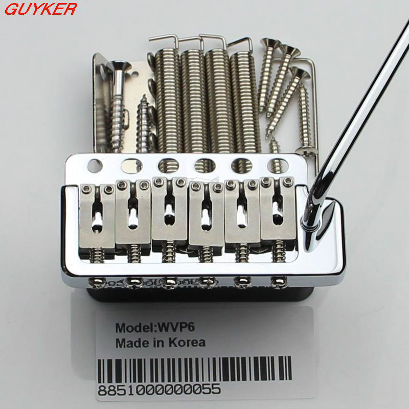 ST Guitar Wilkinson WVP6 Tremolo Chrome Guitar Bridge + Stainless Steel ...