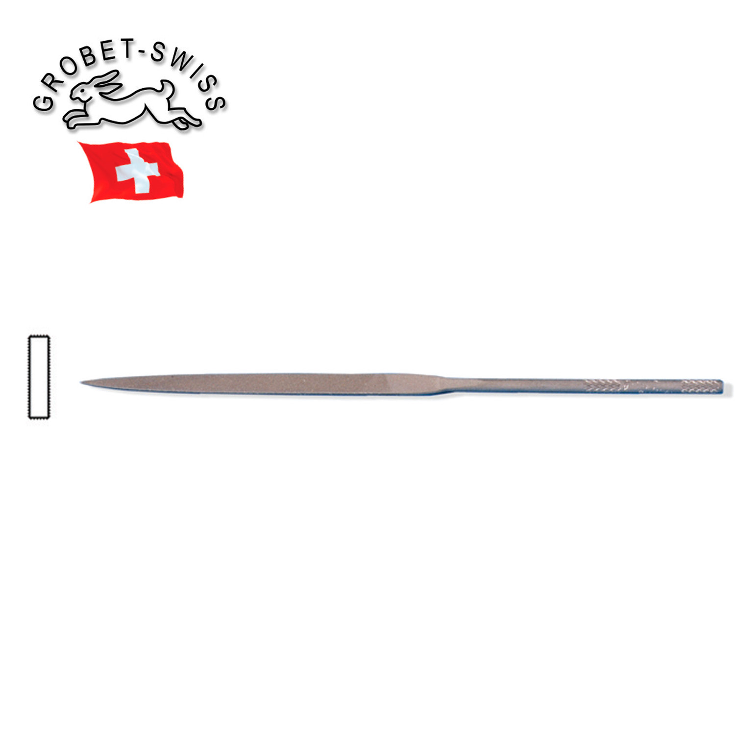 Grobet Swiss Warding Needle Files, 7" (180mm) Length, (Cut 1 - Cut 4 ...