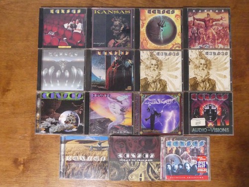 Lot of 15 Kansas CD Collection Works In Progress Definitive King ...