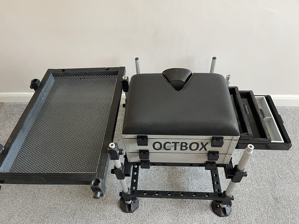 OCTBOX D25 4 Draw Seat Box Inc XL Side Tray & Footplate Extender Match ...