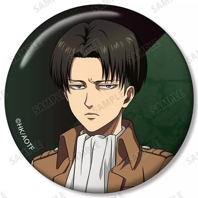 Badge Bins Levi Current Ver./Face Attack On Titan Original Illustration ...