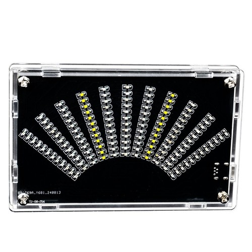 LED Driven For Audio Visualizer Kit with Acrylic Case for Spectrum ...