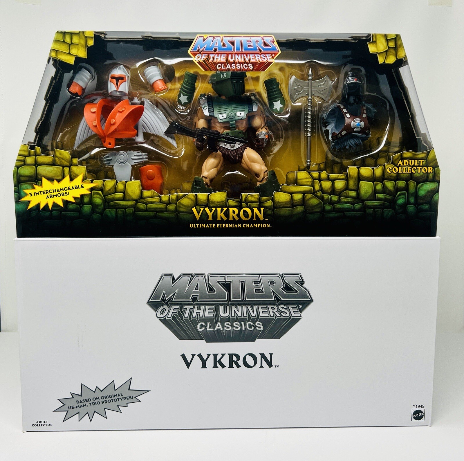 Masters of The Universe He-man Classics Vykron SDCC 2012 Figure Mattel ...