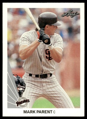 1990 Leaf #497 Mark Parent San Diego Padres | eBay