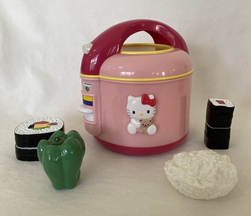 Sanrio HELLO KITTY PLAY RICE COOKER + Play Food VGC RARE | eBay