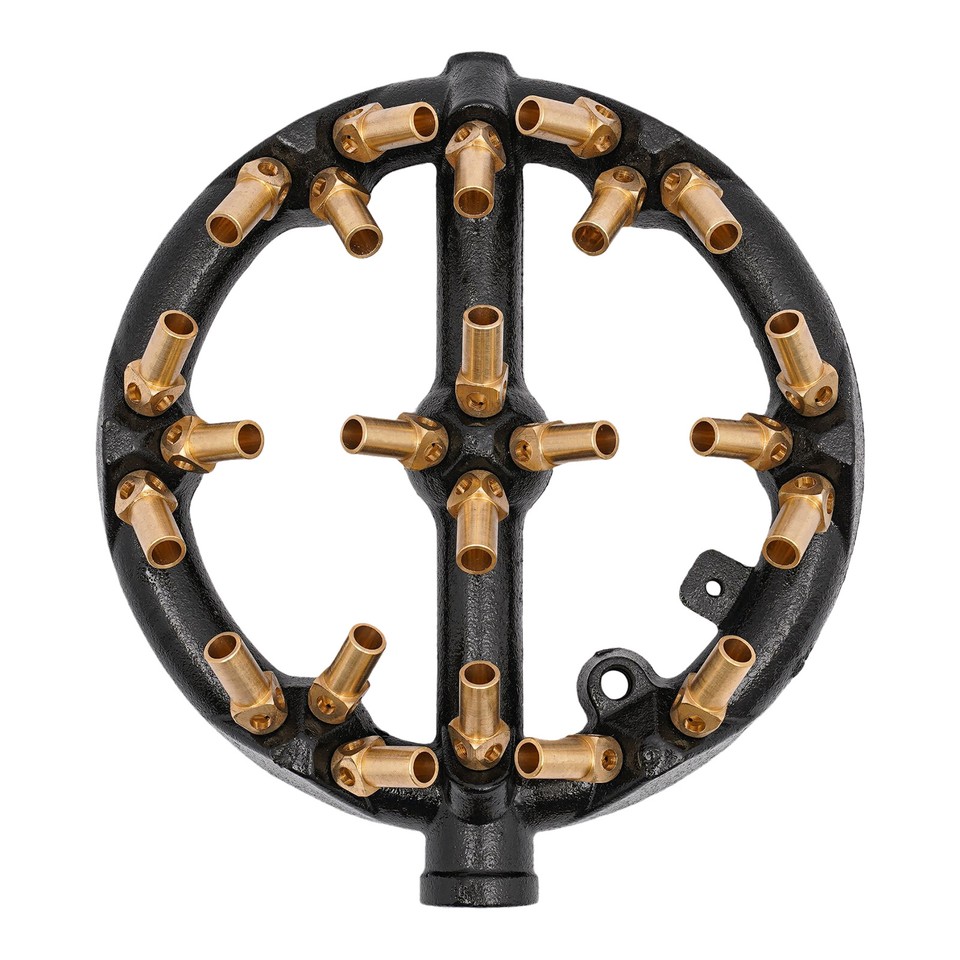 23 Heads Round Jet Natural Gas Jet Burner Round Shape Natural Gas Wok ...