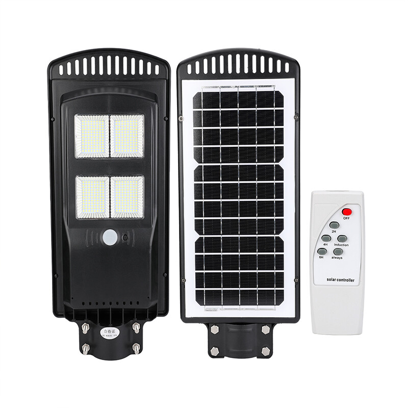 Outdoor Commercial 250W LED Solar Street Light IP67 Dusk to Dawn PIR ...