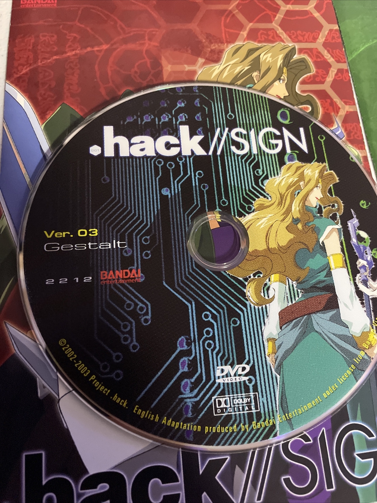 .hack//SIGN Ver. 01: Login (DVD, 2003, Limited Edition Box w/CD, T ...