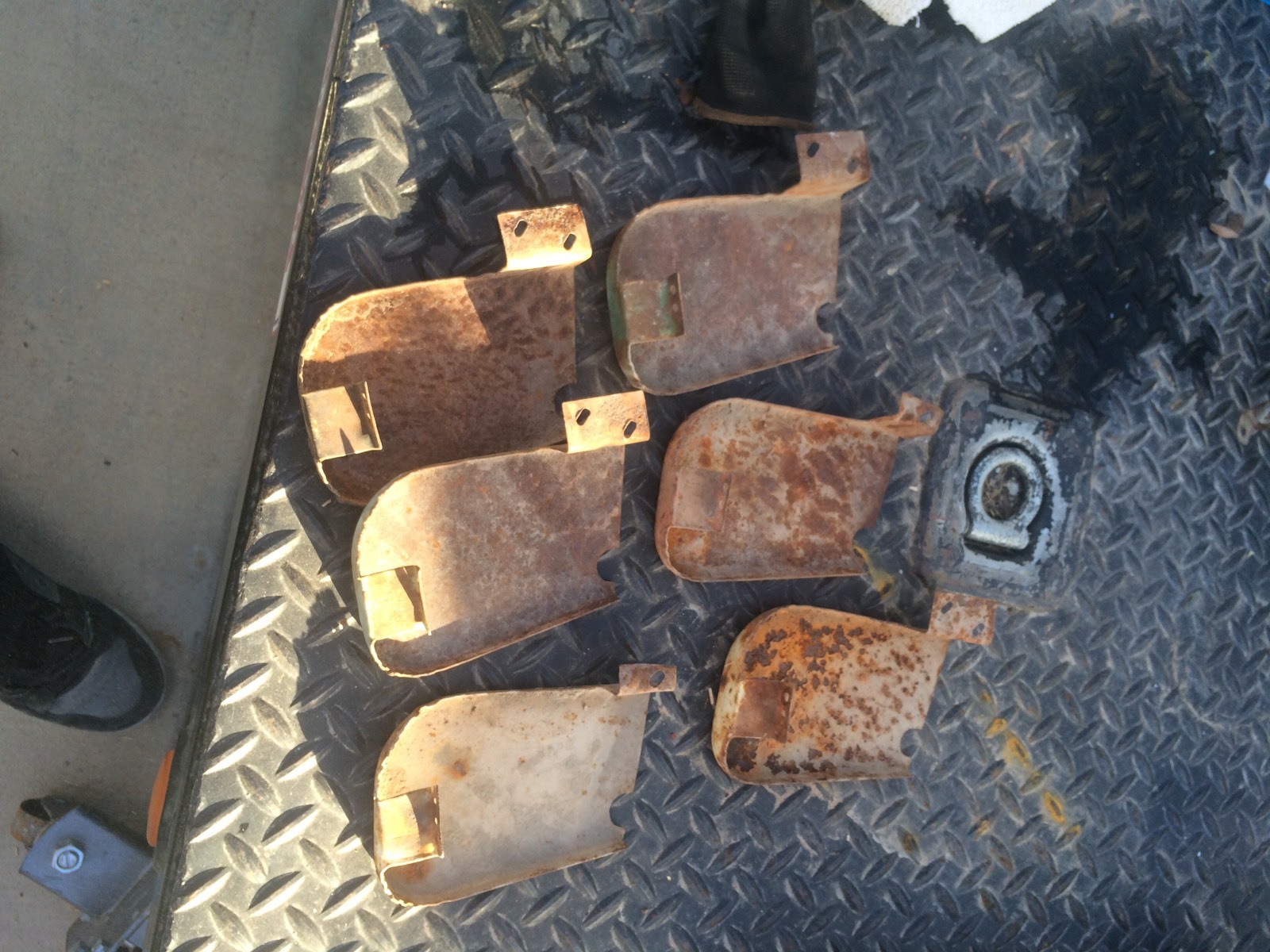 1955 1956 1957 CHEVY TRUNK HINGE COVER - One Only | eBay