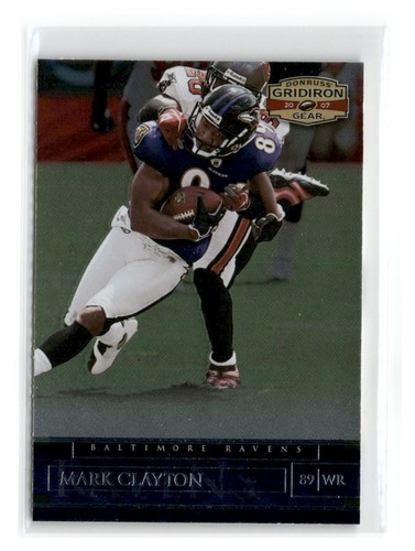 2007 Donruss Gridiron Gear - #65 - Mark Clayton - Baltimore Ravens | eBay