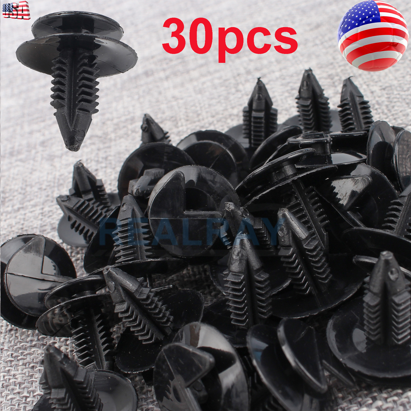 30pcs For Jeep Wrangler YJ / CJ7 Door Panel Clip Retainers with 17/64 ...