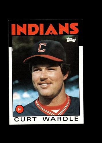 Curt Wardle RC - 1986 Topps Baseball #303 - Cleveland Indians + FAST ...