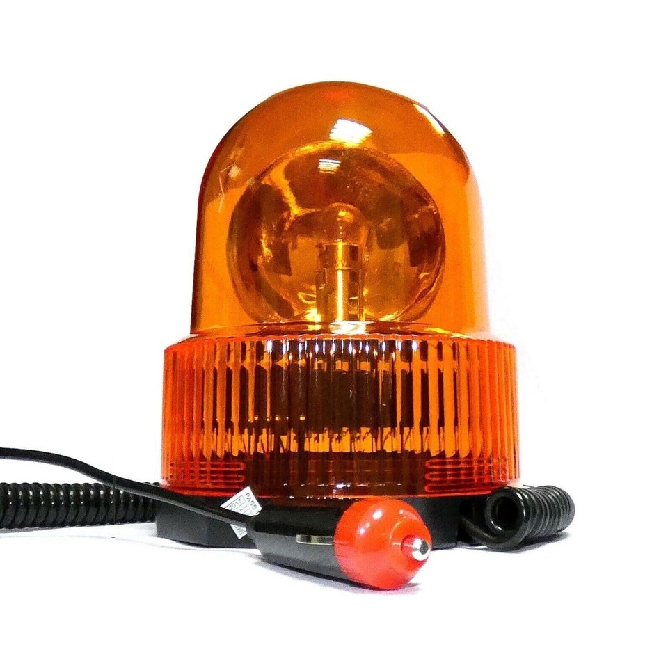 2X Revolving Amber Light Beacon Warning Rotating Recovery Breakdown ...