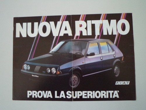 advertising Pubblicità 1983 FIAT RITMO | eBay