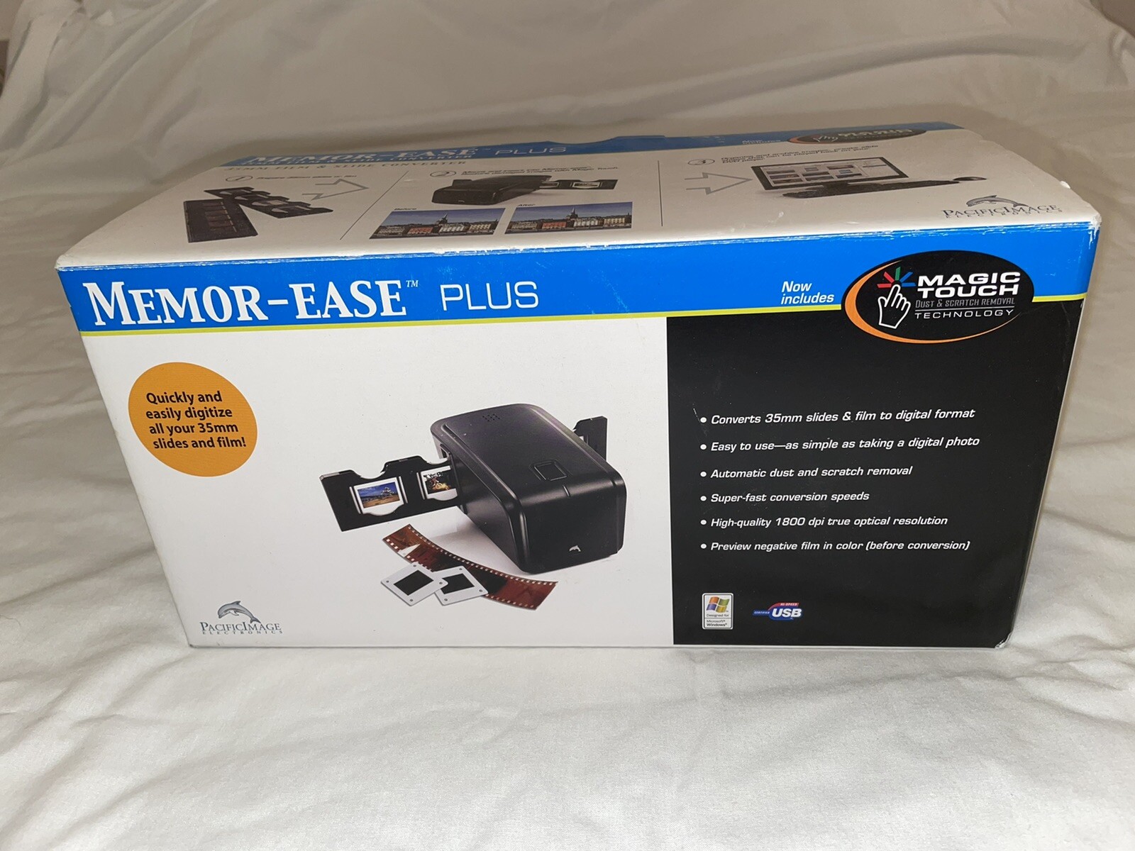Memor-Ease 35MM Film & Slide Converter Pre Owned Open Box Complete | eBay