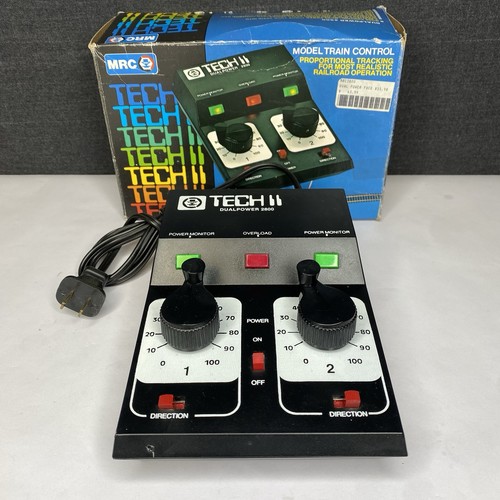 MRC Tech II Dual Power 2800 DC Power Supply Hobby Train Transformer w ...