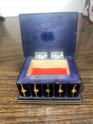 Wooden Magic Puzzle Box Hidden Compartment Carved Transylvany Art ...