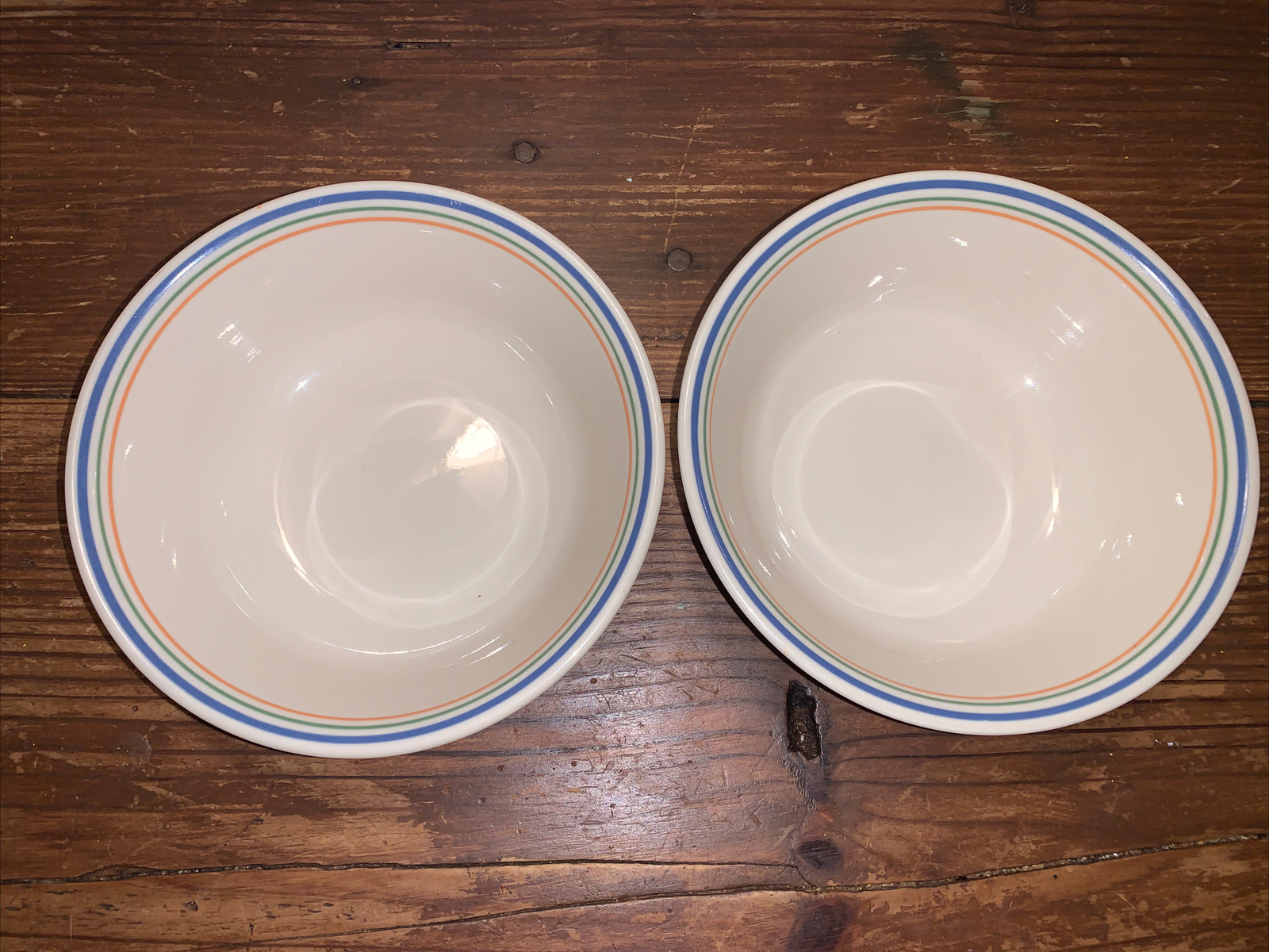 Corelle Beige Stripes Cereal Bowls 6” Set Of 2 | eBay