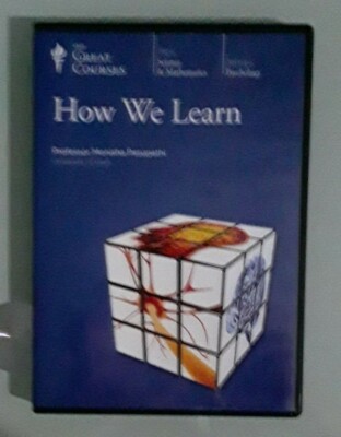 the great courses HOW WE LEARN professor monisha pasupathi DVD no ...