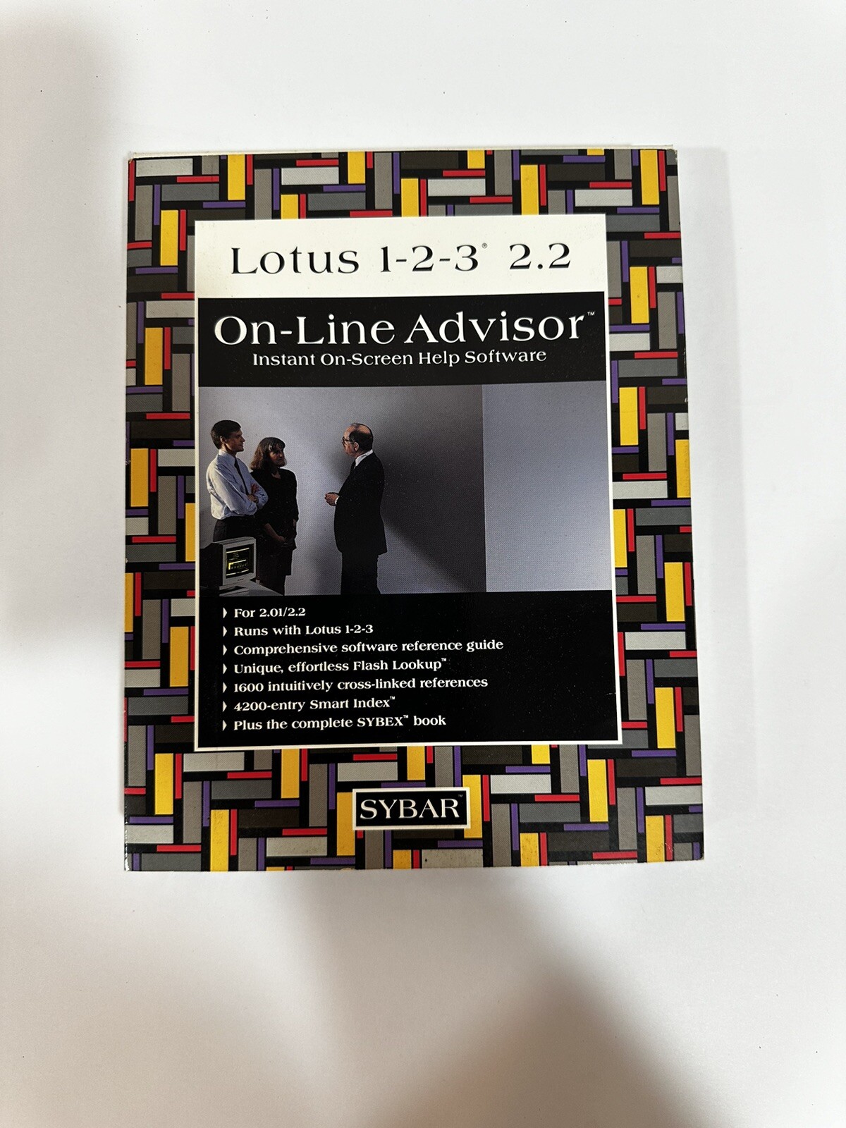 Lotus 1-2-3 2.2 On-Line Advisor Vintage Software VTG IBM 5.25 Disk ...