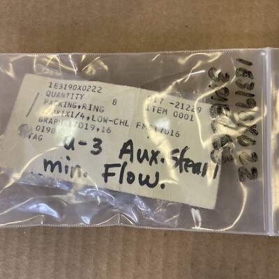 FISHER 1E3190X0222 PACKING RING *LOT OF 3* | eBay