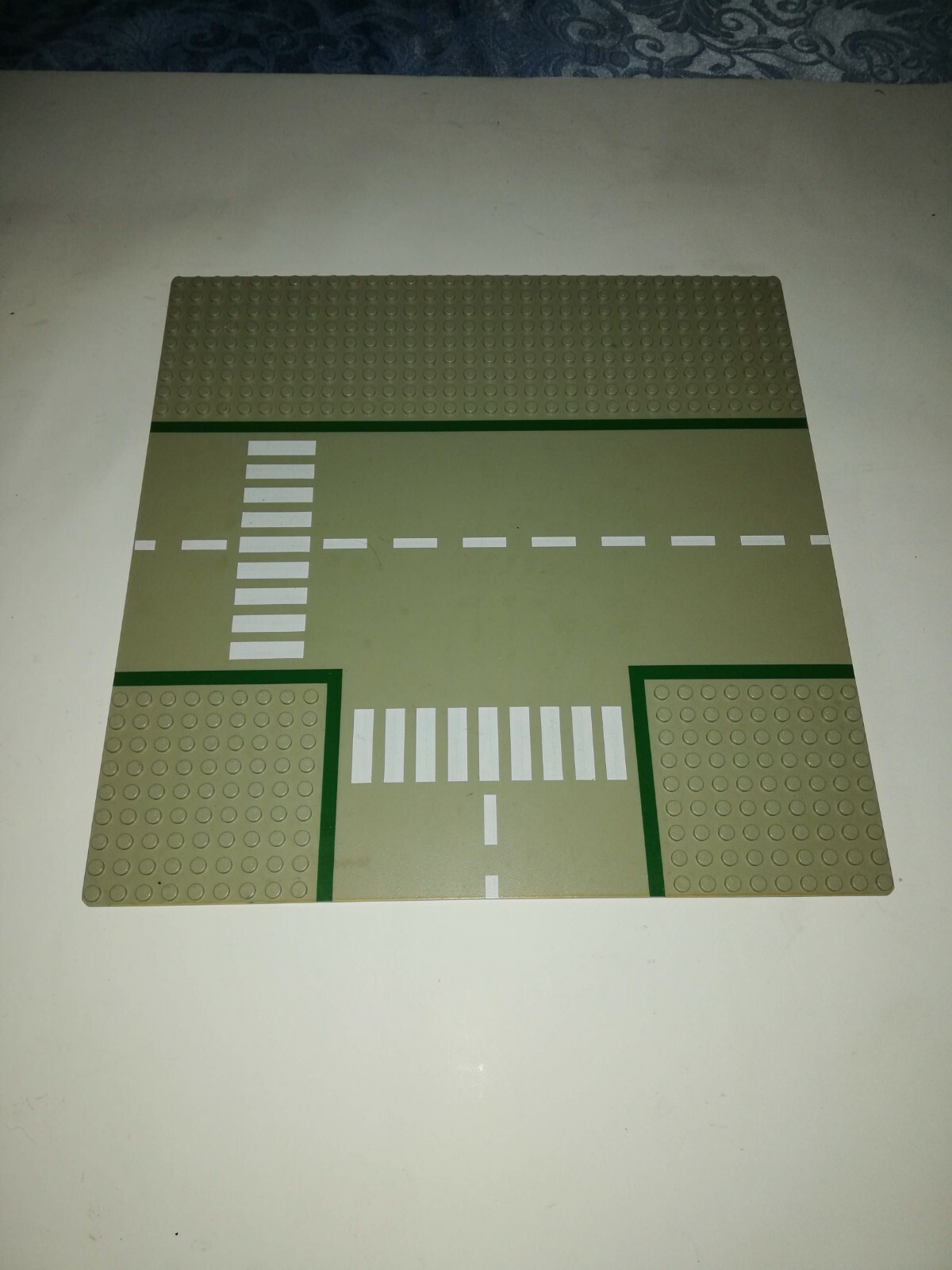 LEGO PLATTE ( HK ) 32 x 32 T Kreuzung mit Zebrastreifen Strassenplatten ...