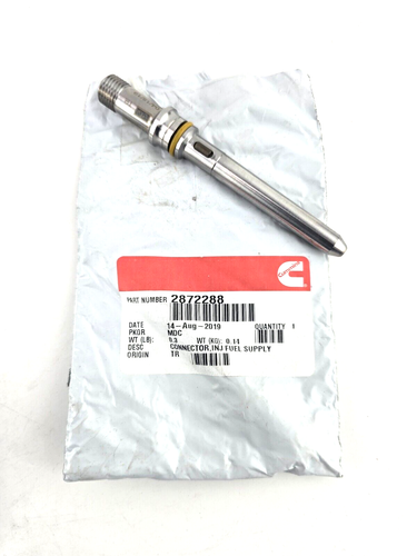 NOS Genuine Cummins Engine Injector Fuel Supply Connector 2872288 | eBay