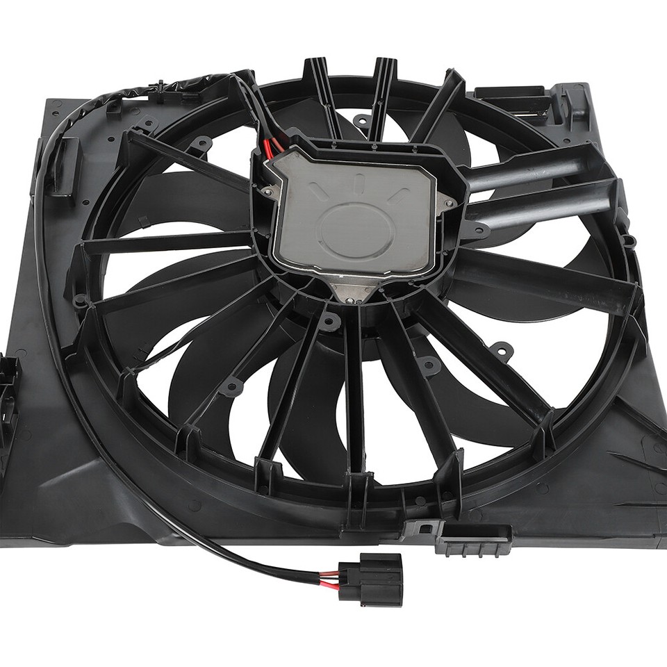 Radiator Fan Assembly For 2010-2019 JAGUAR XJ & 2014-2017 JAGUAR XJR ...