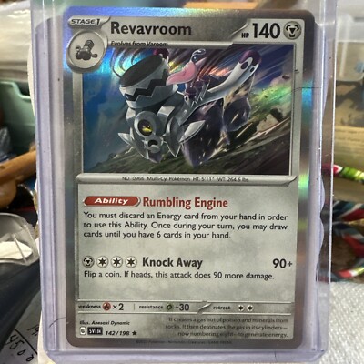 Revavroom Hp 140 Holo #142 Pokémon Card 2023 | eBay