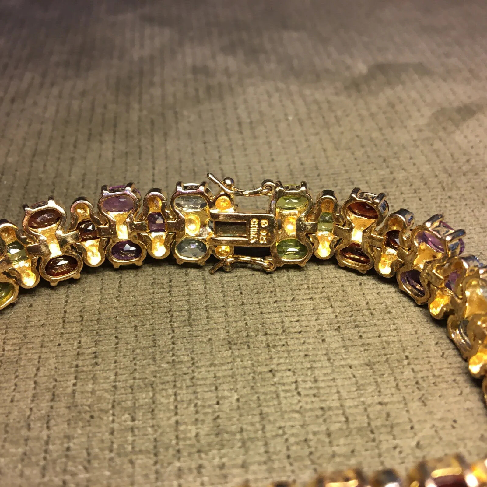 Ross-Simons Gold Tone Sterling .925 Multi Gemstone & … - Gem