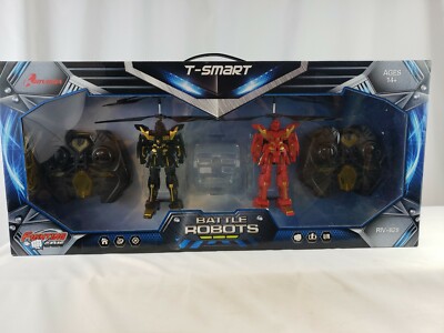 Riviera RC 3 CH Battle Robots with Gyro 2Pack Black/Red Fighting Game ...