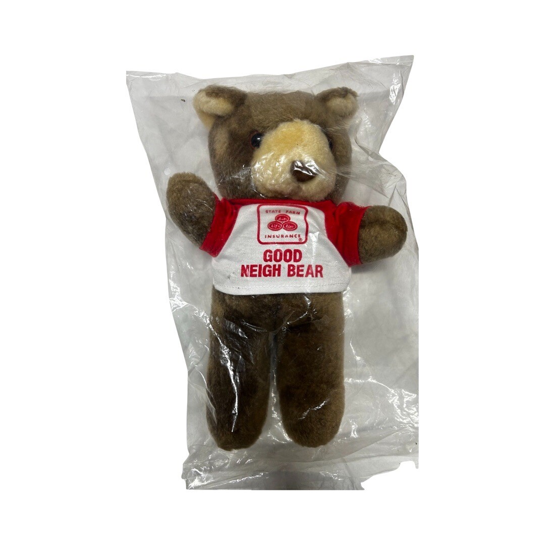 State Farm Good Neigh Bear 12" Bear Sealed | eBay