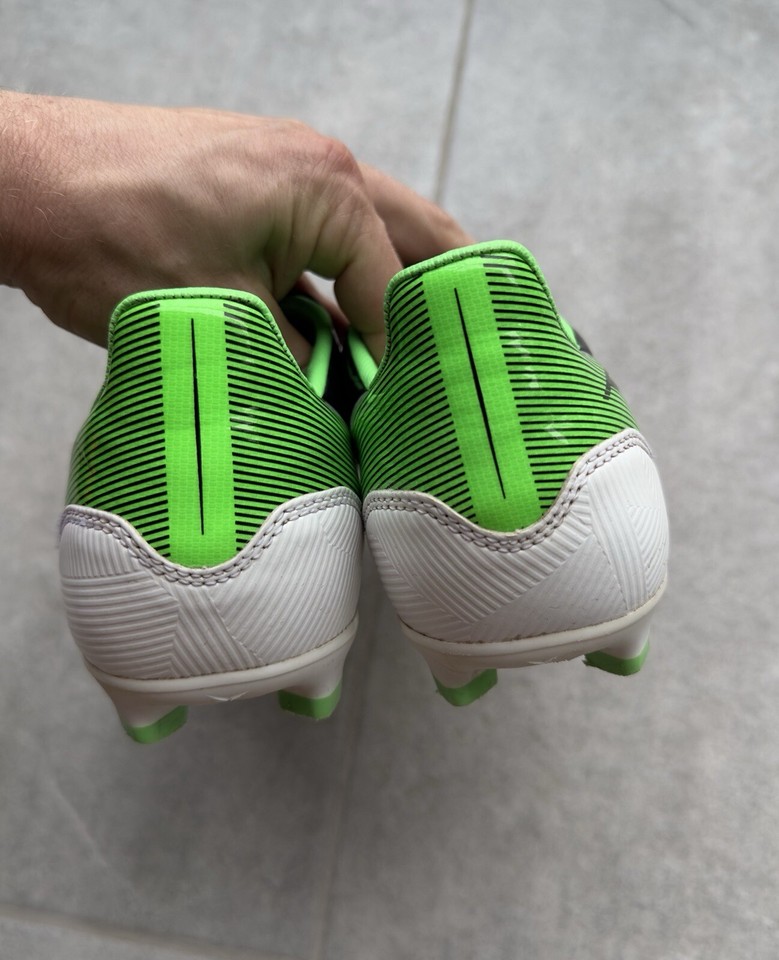 Adidas Men F10 Black/White/Green G65348 FG Soccer Cleats Football Boots ...