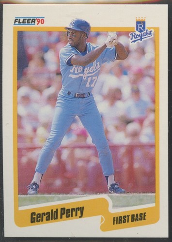 1990 Fleer Update #103 Gerald Perry Kansas City Royals | eBay