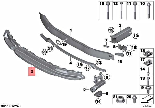 Genuine BMW F22 F23 MOS 218d 218i 220d 220dX Shock Absorber Front ...