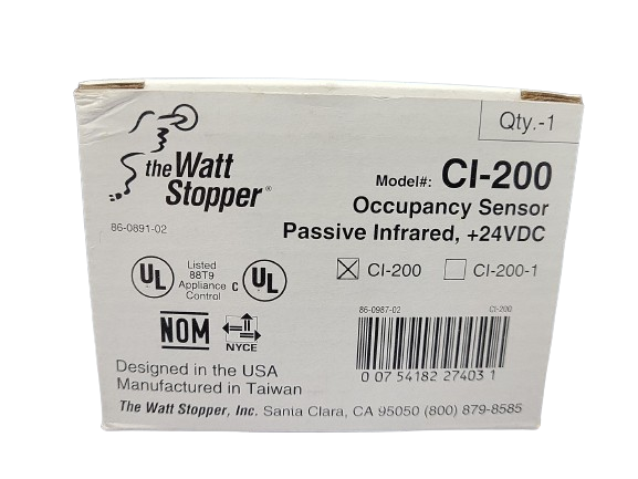 CI200 The Watt Stopper 24VDC Passive Infrared Occupancy Sensor - NEW | eBay