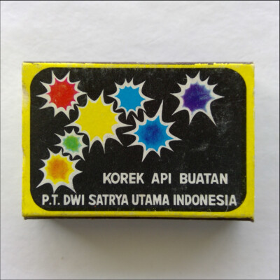 Pelangi Korek Api Berwarna Korek Api Buatan PT Dwi Satrya Utama ...