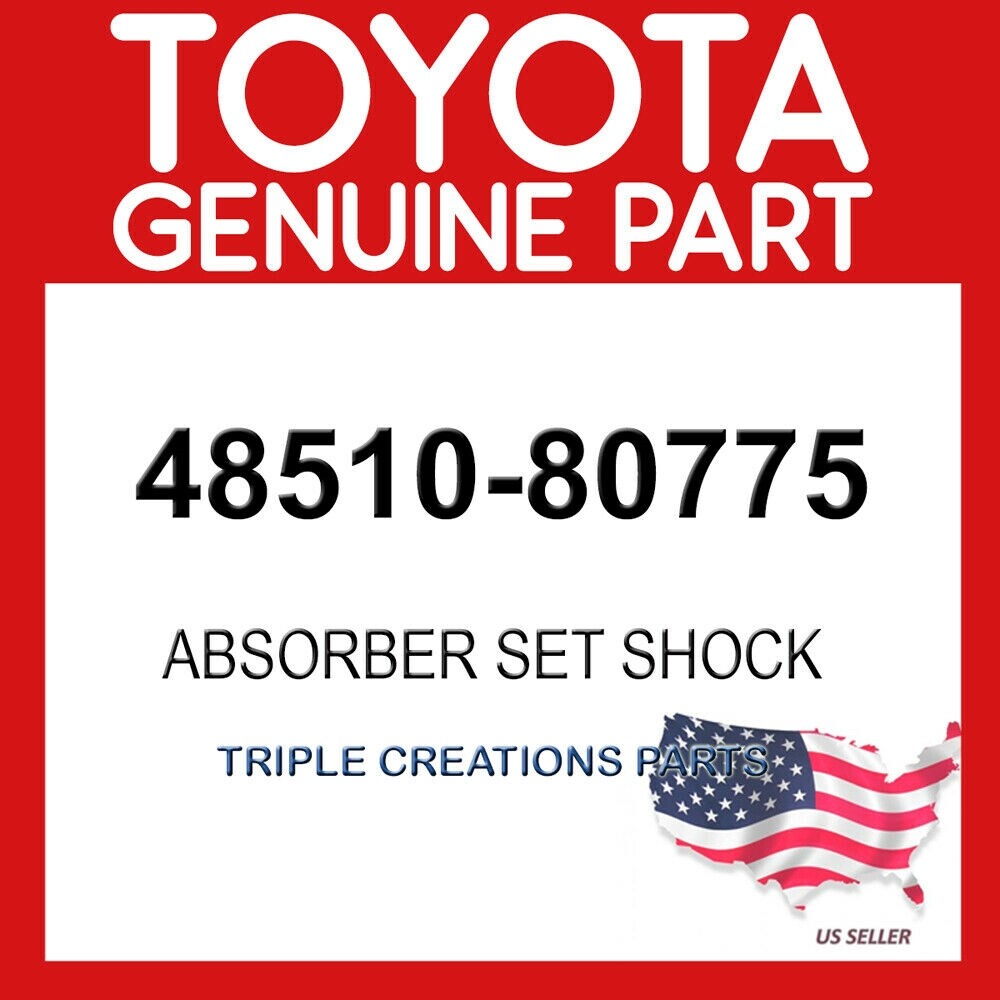 Toyota Genuine 4851080775 Absorber Set Shock 48510-80775 OEM | eBay