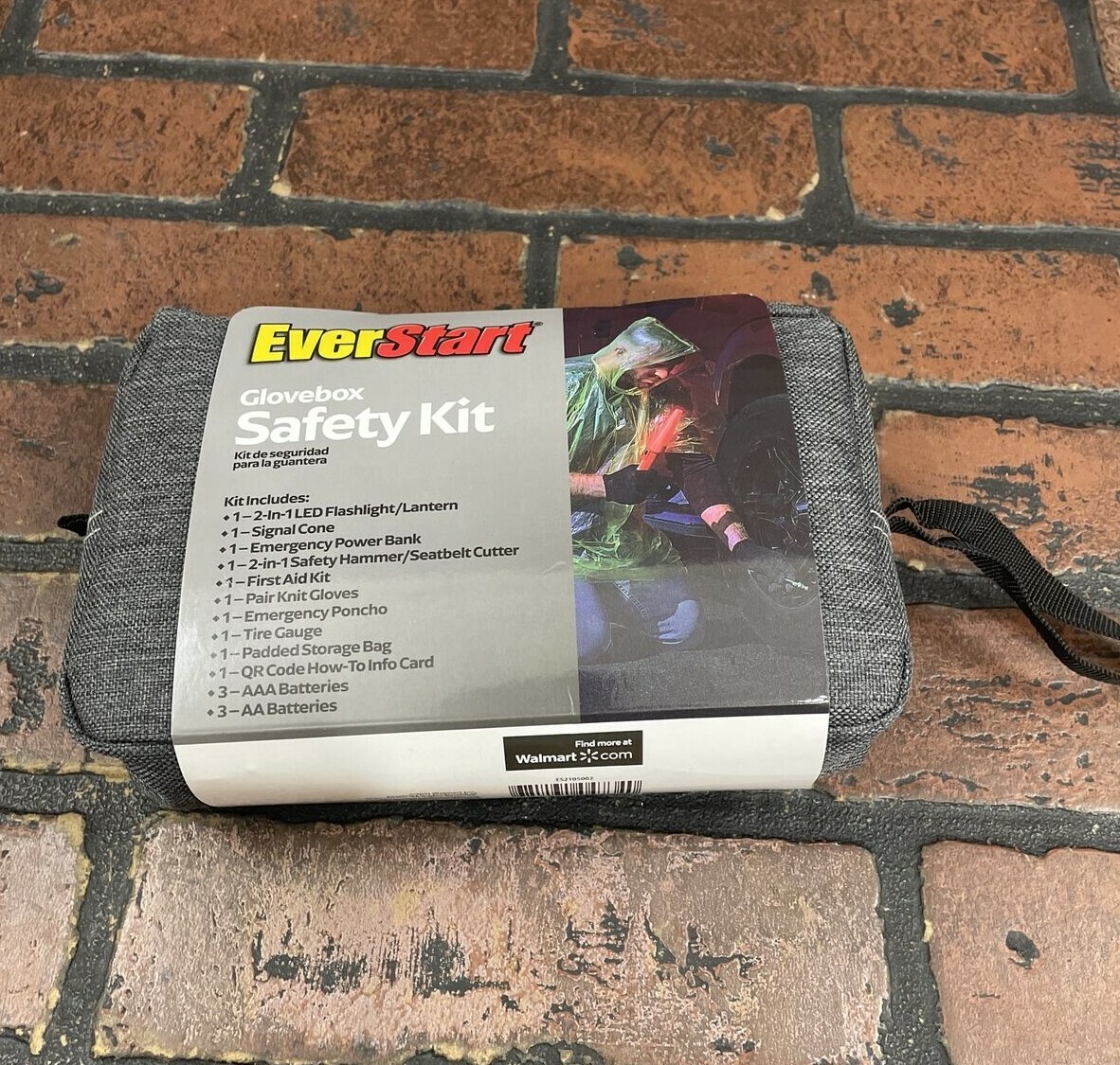 EverStart Roadside Safety Kit Multi Functional Roadside Emergency Kit Glovebox | eBay