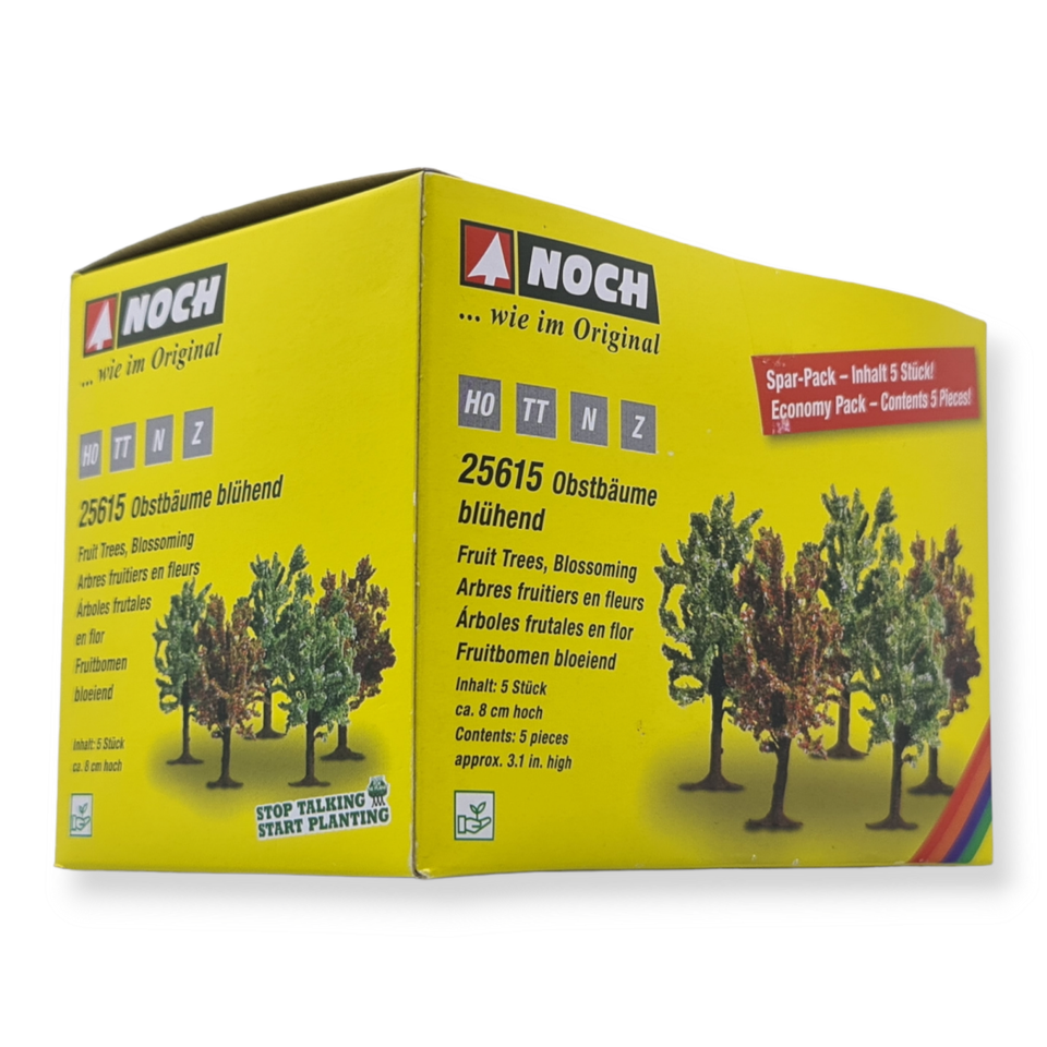 25615 Noch Profi 5 Trees For Fruit IN Flower Height MM 80 | eBay