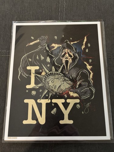 Scream Bam Box Horror Art Print Anderson Silva Artist Signed 2400